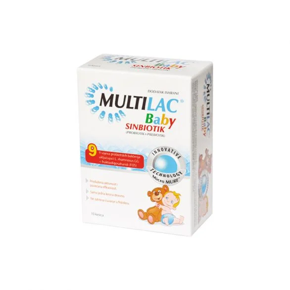 Multilac Baby Sinbiotik prašak 10 kesica - Filly Farm Apoteke